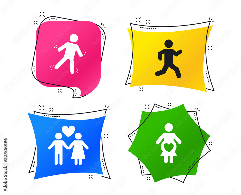 Women Running Symbols