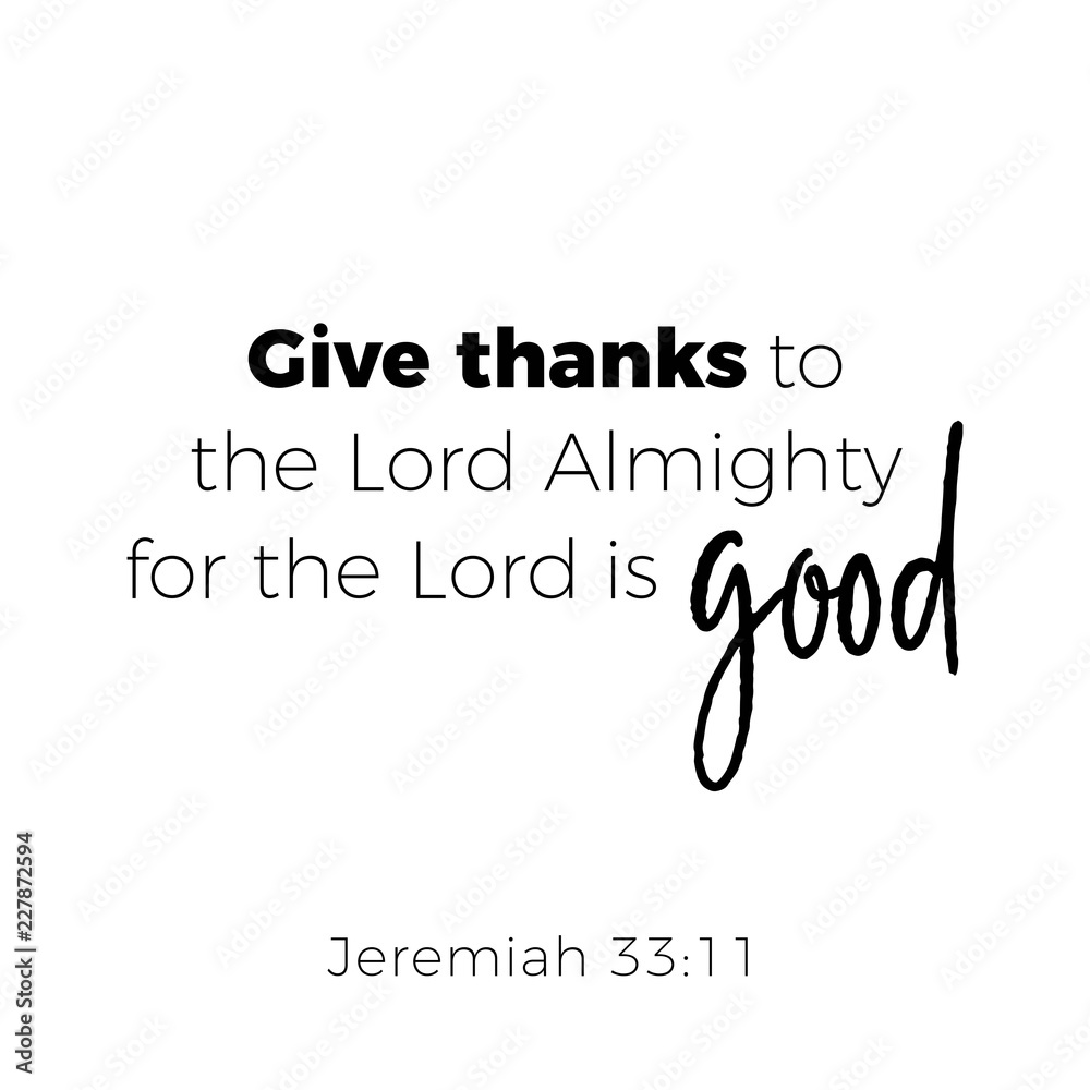 Biblical phrase from jeremiah 33:1 Stock Vector | Adobe Stock