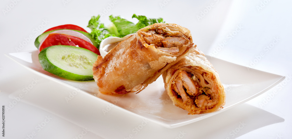 Kabab Paratha Roll Stock Photo | Adobe Stock