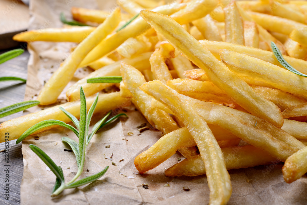 Chips, French fries Stock Photo | Adobe Stock