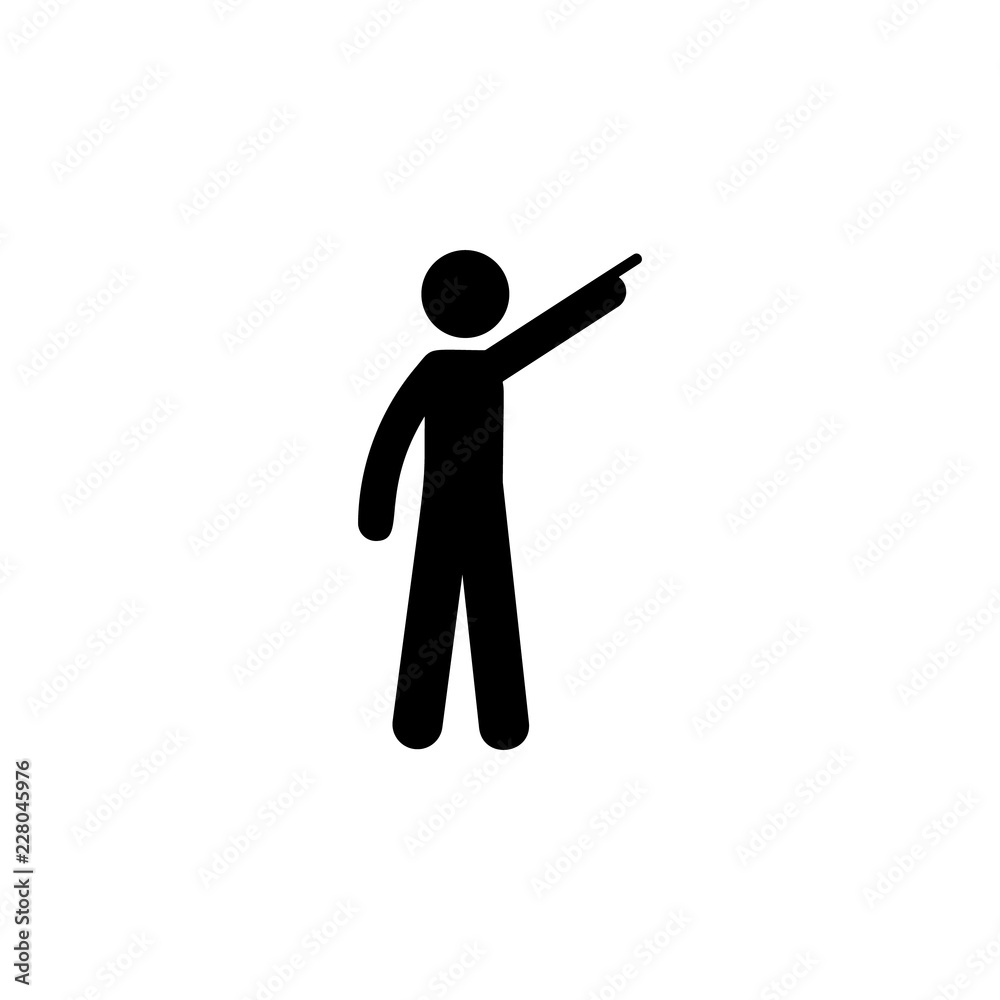 Person Pointing Icon
