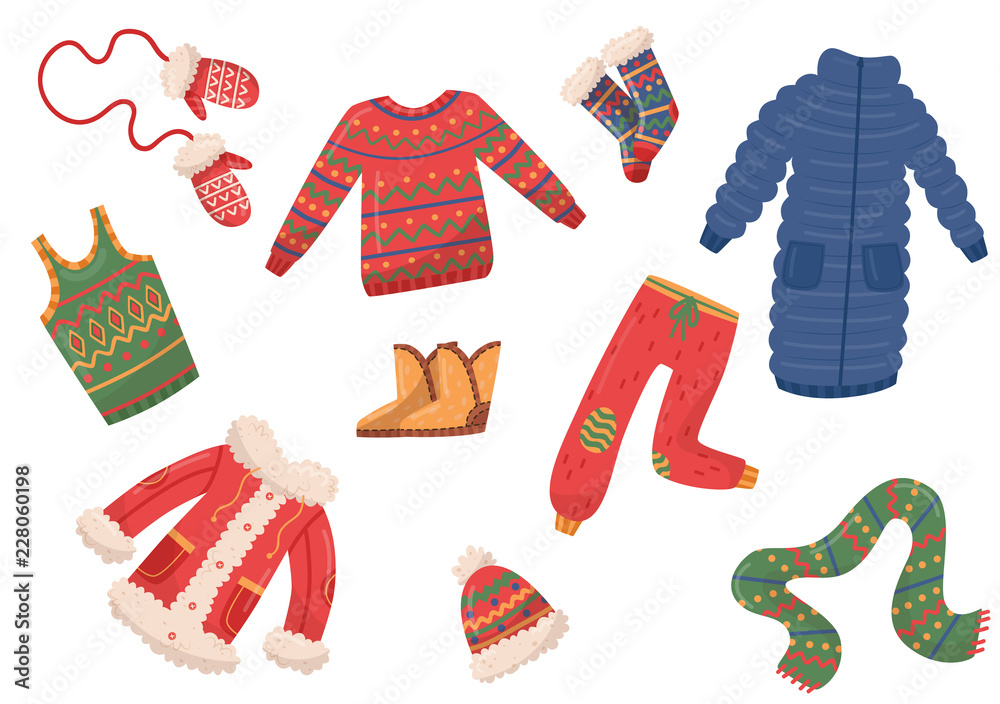 Winter Clothing Clipart For Kids