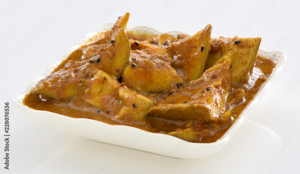 Kasundi Pickle Achaar, A unique type of ripped mango achaar with pickle ...