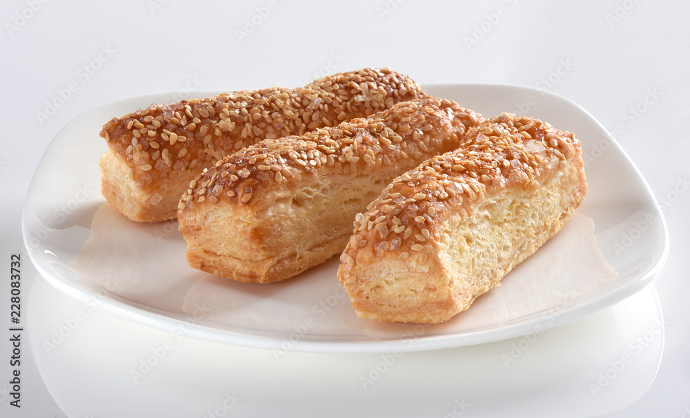 Sugar Puff Stick, light flaky layers of thin puff with sweet taste ...