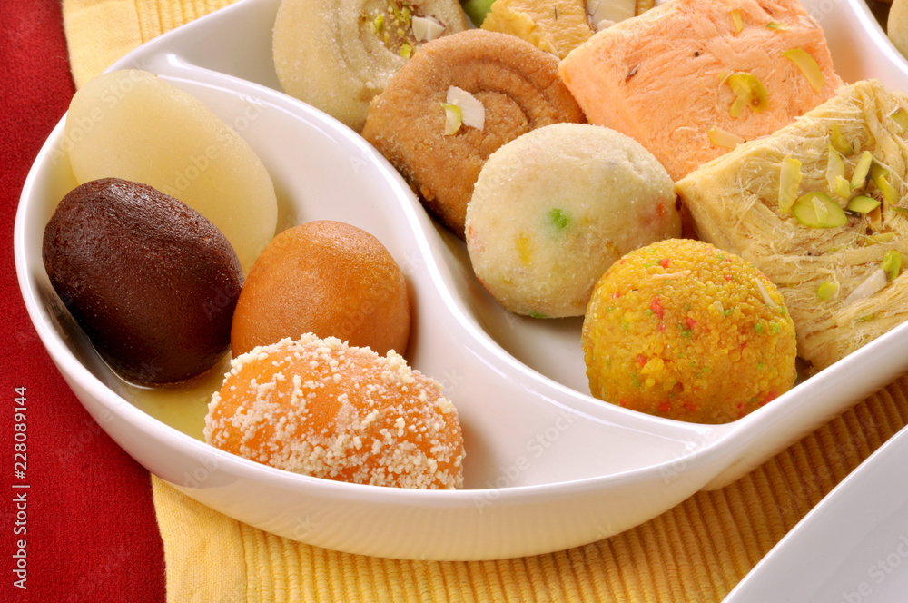 Mix Mithai, A Mouth-Watering Combination of Different Variety of Indian ...