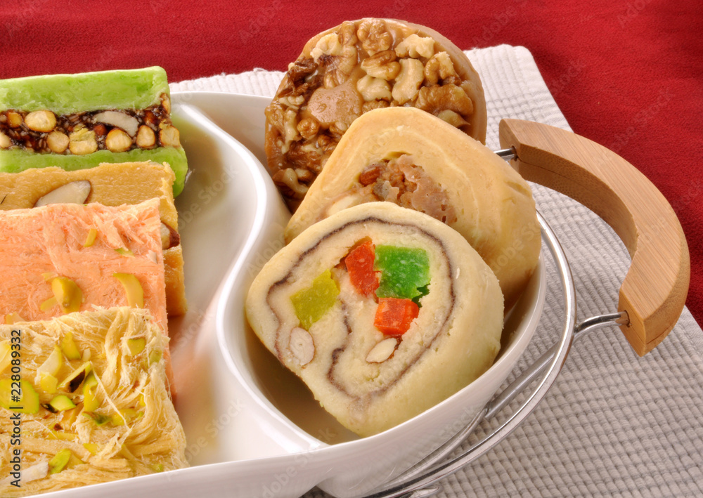 Mix Mithai, A Mouth-Watering Combination of Different Variety of Indian ...