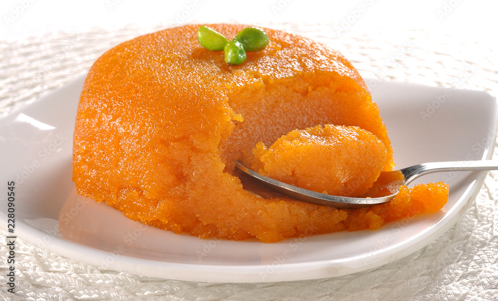 Suji Halwa, Semolina Pudding Stock Photo | Adobe Stock