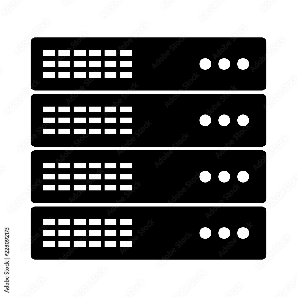 Rack Server Icon
