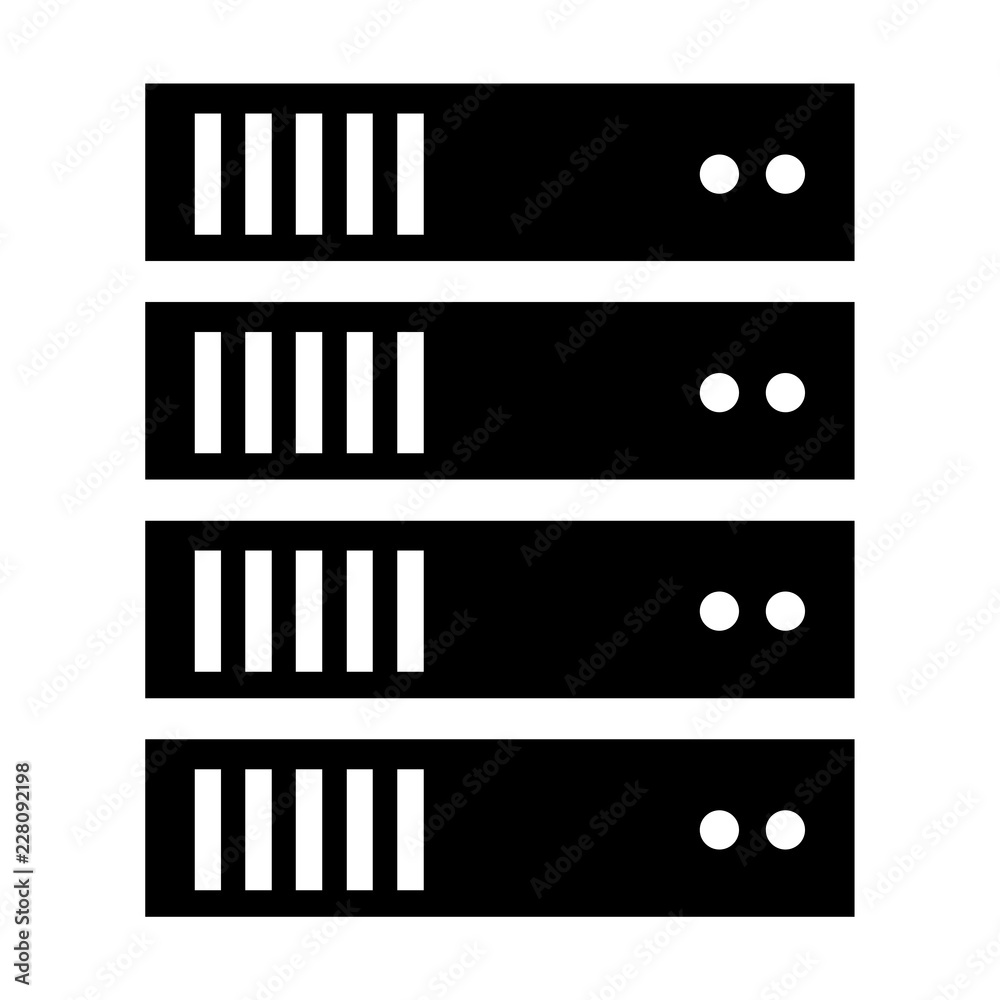Server Rack Symbol
