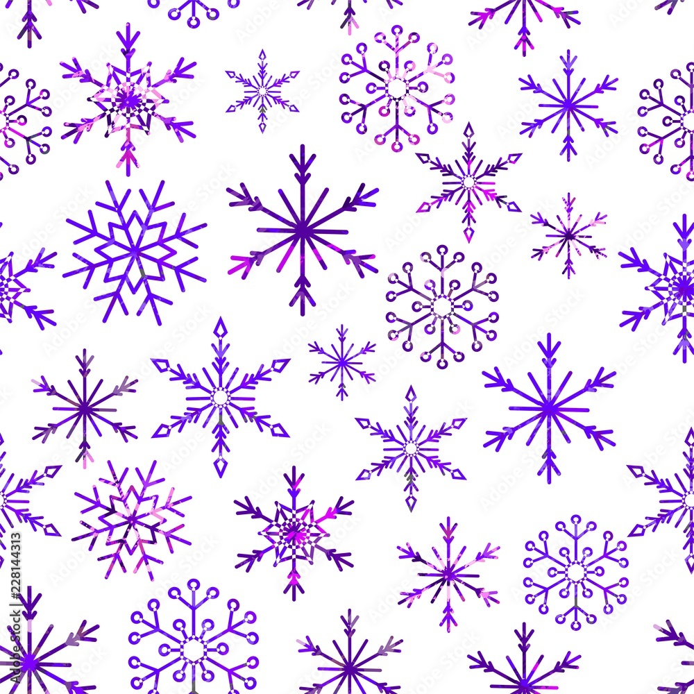 Beautiful Snowflakes Falling