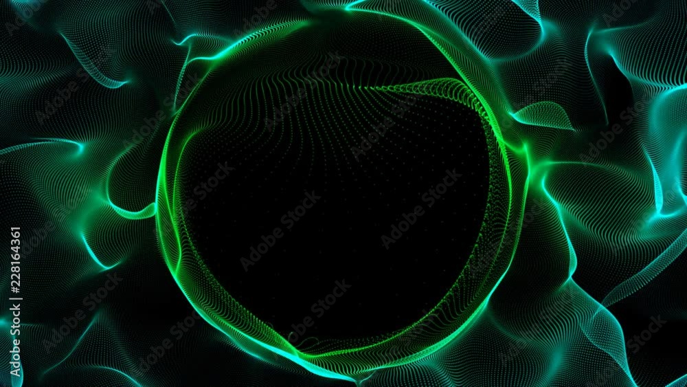 Loop Abstract Particle logo reveal Background, Particle Explosion logo ...