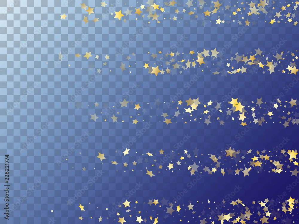 Star shining gold gradient sparkles on transparent background. Stock ...