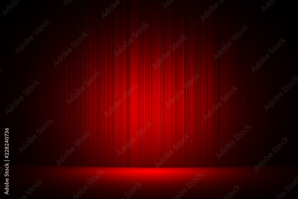 Red curtain stage studio background. Stock Illustration | Adobe Stock