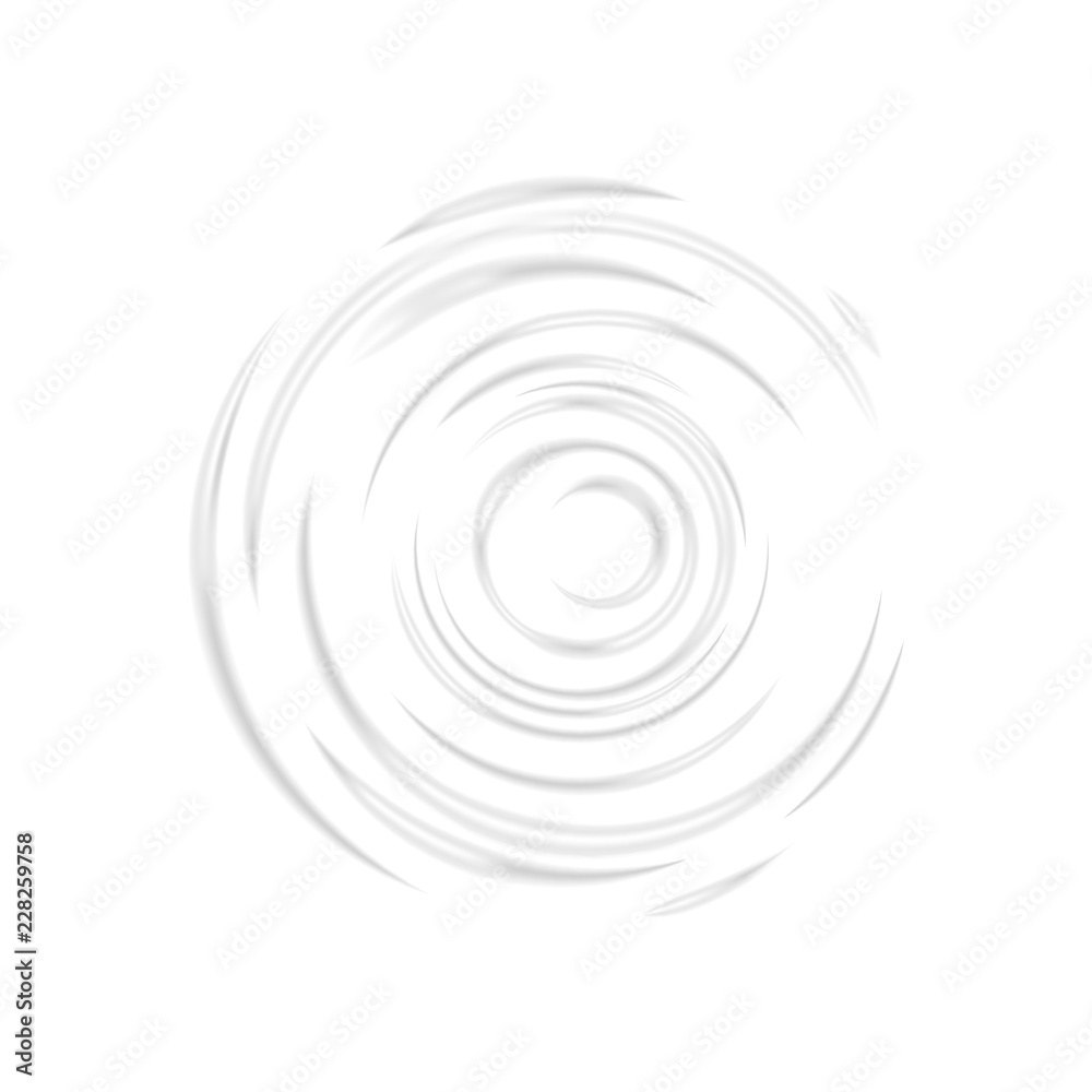 Circles on water. Vector illustration. Transparent texture. Wave design ...