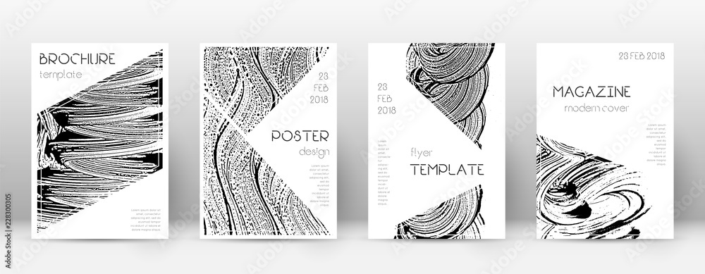 Cover page design template. Triangle brochure layo Stock Vector | Adobe ...