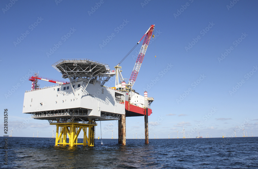 Offshore Transformer Substation Stock Photo | Adobe Stock