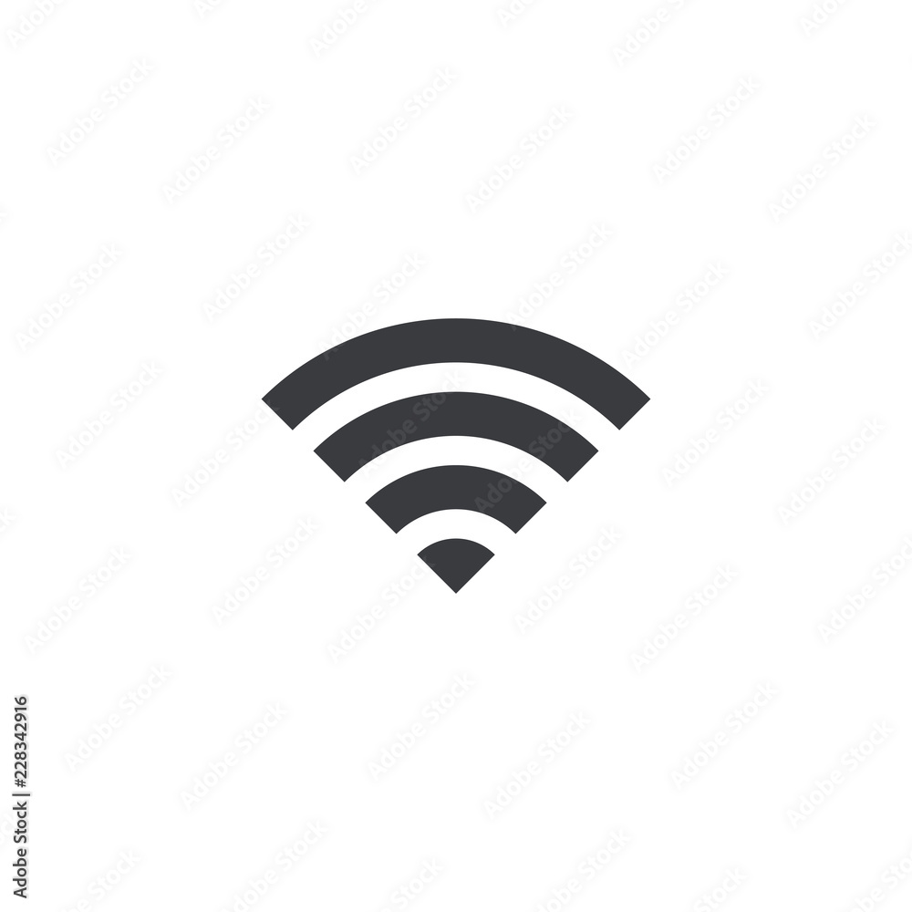 WiFi icon. Vector signal indicator. Element for design mobile app or ...