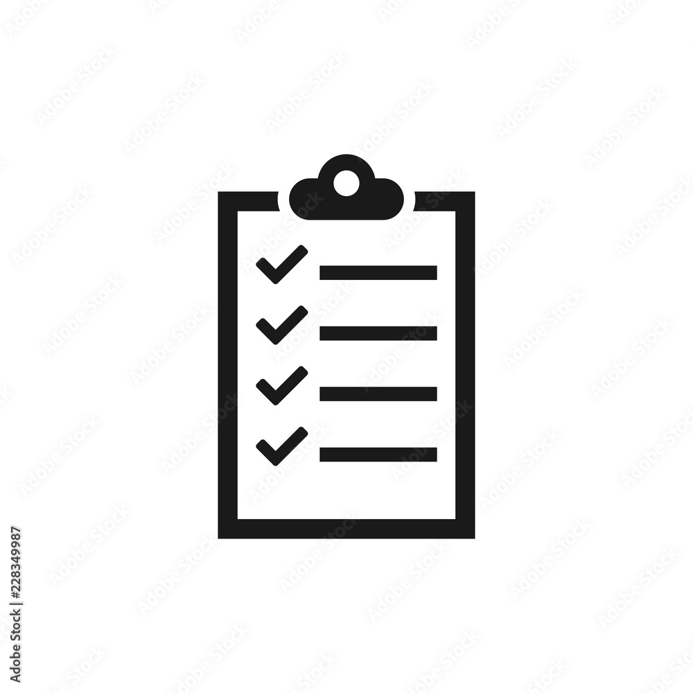 checklist icon. checklist checkboard icon vector Stock Vector | Adobe Stock
