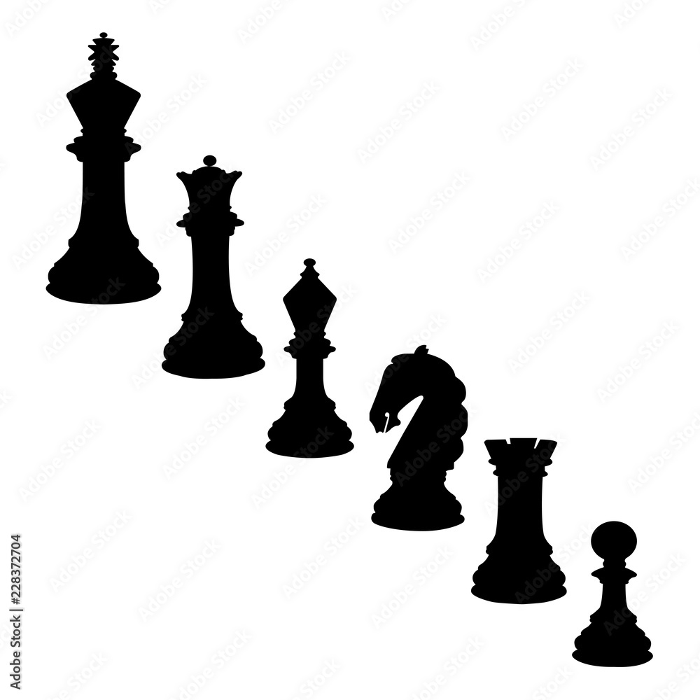 Chess Vector Stock Vector | Adobe Stock