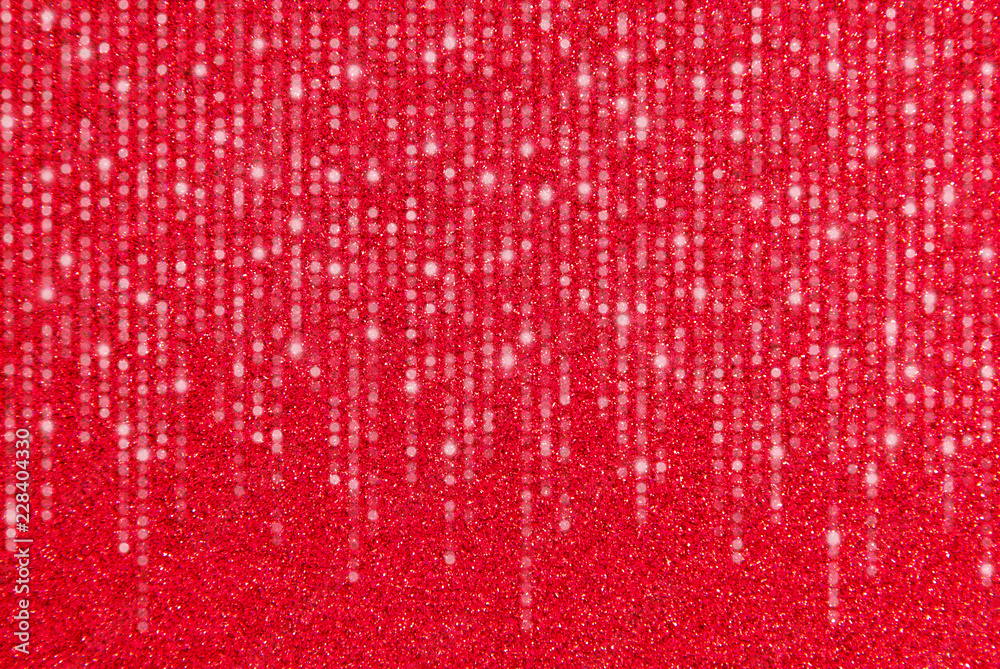 Red Glitter Border with Cascading Lights Stock Photo | Adobe Stock