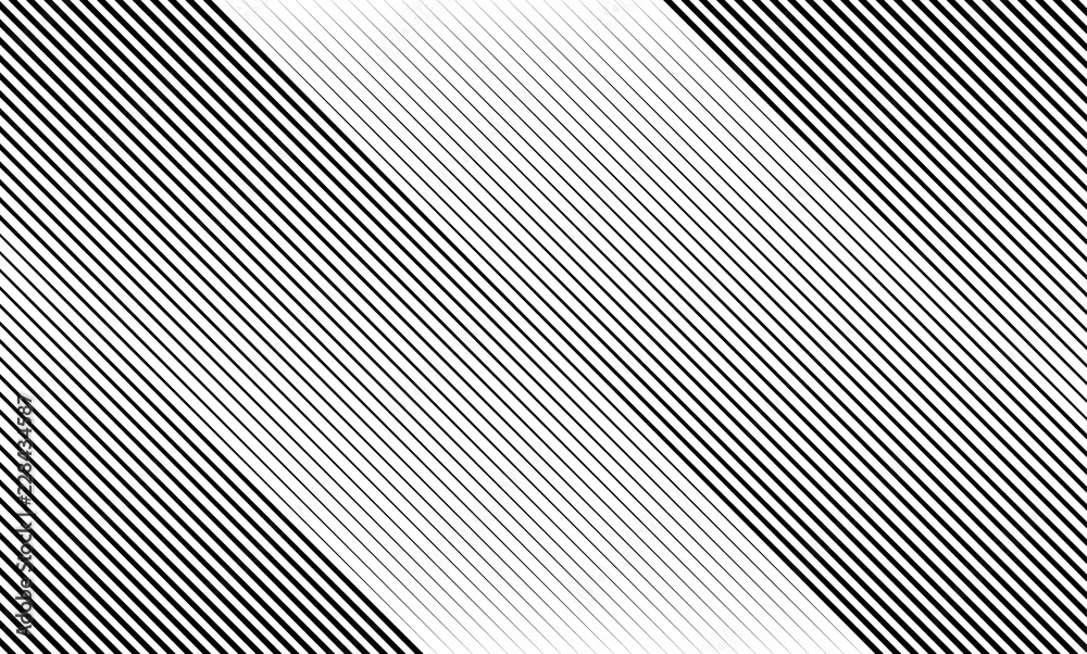 Vector Illustration of the pattern of black lines on white abstract ...