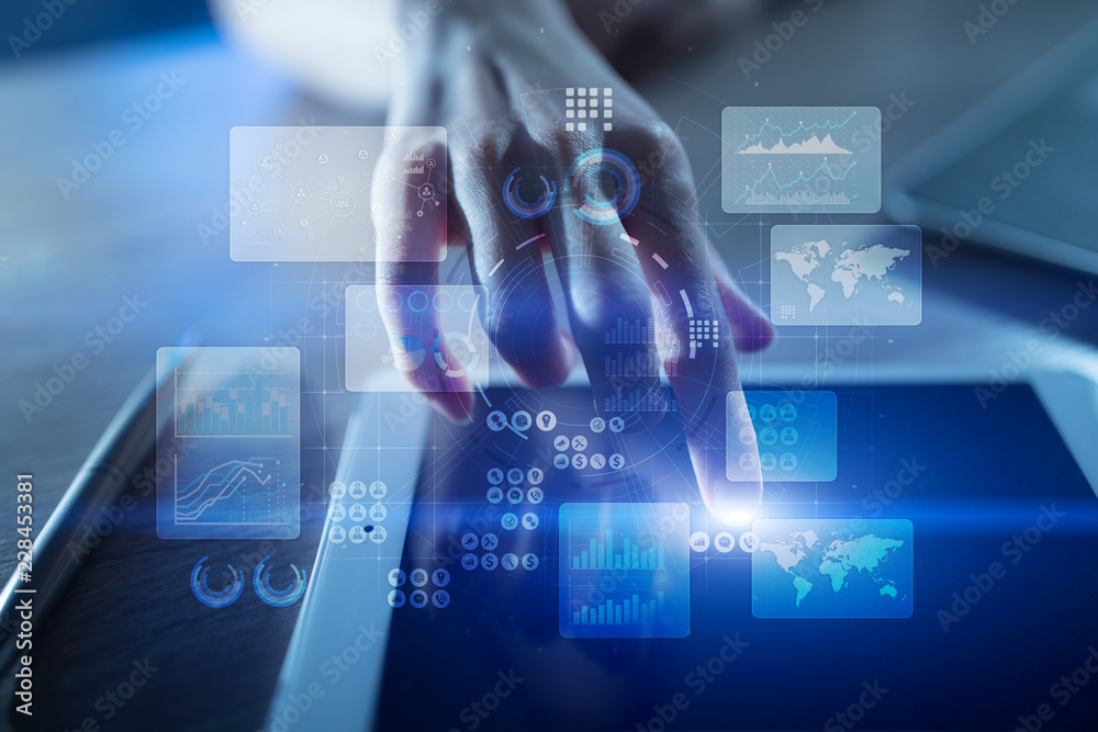 Virtual touch screen. Project management. Data analysis. Hitech ...
