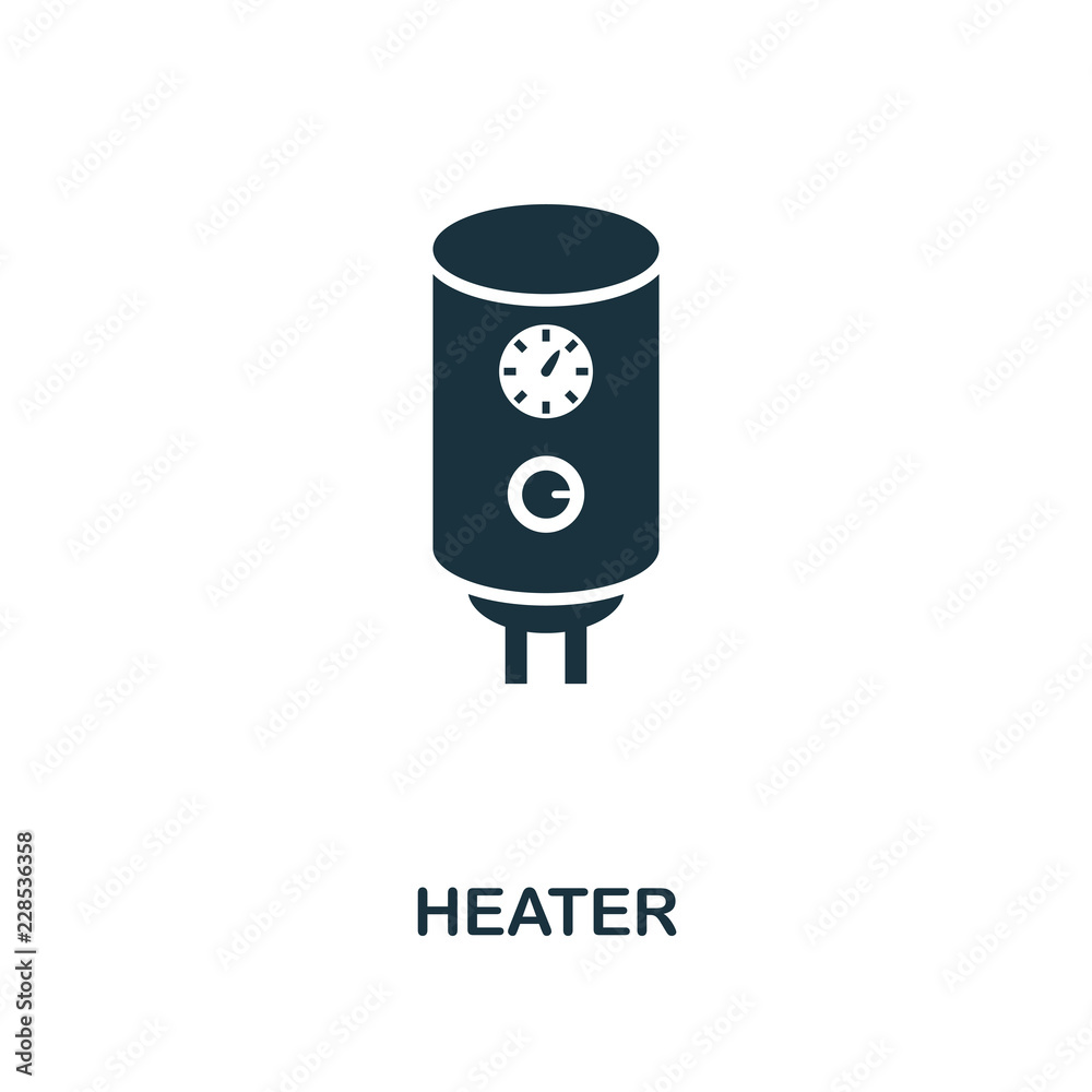 Heater icon. Premium style design from household icon collection. UI ...