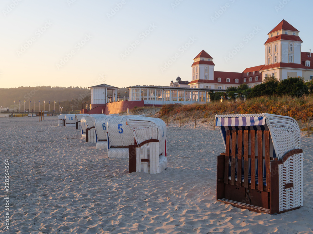 Am Strand von Binz auf Rügen Stock Photo | Adobe Stock