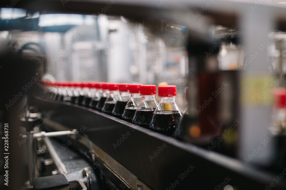 Bottling factory - Black juice or soft drink bottling line for ...