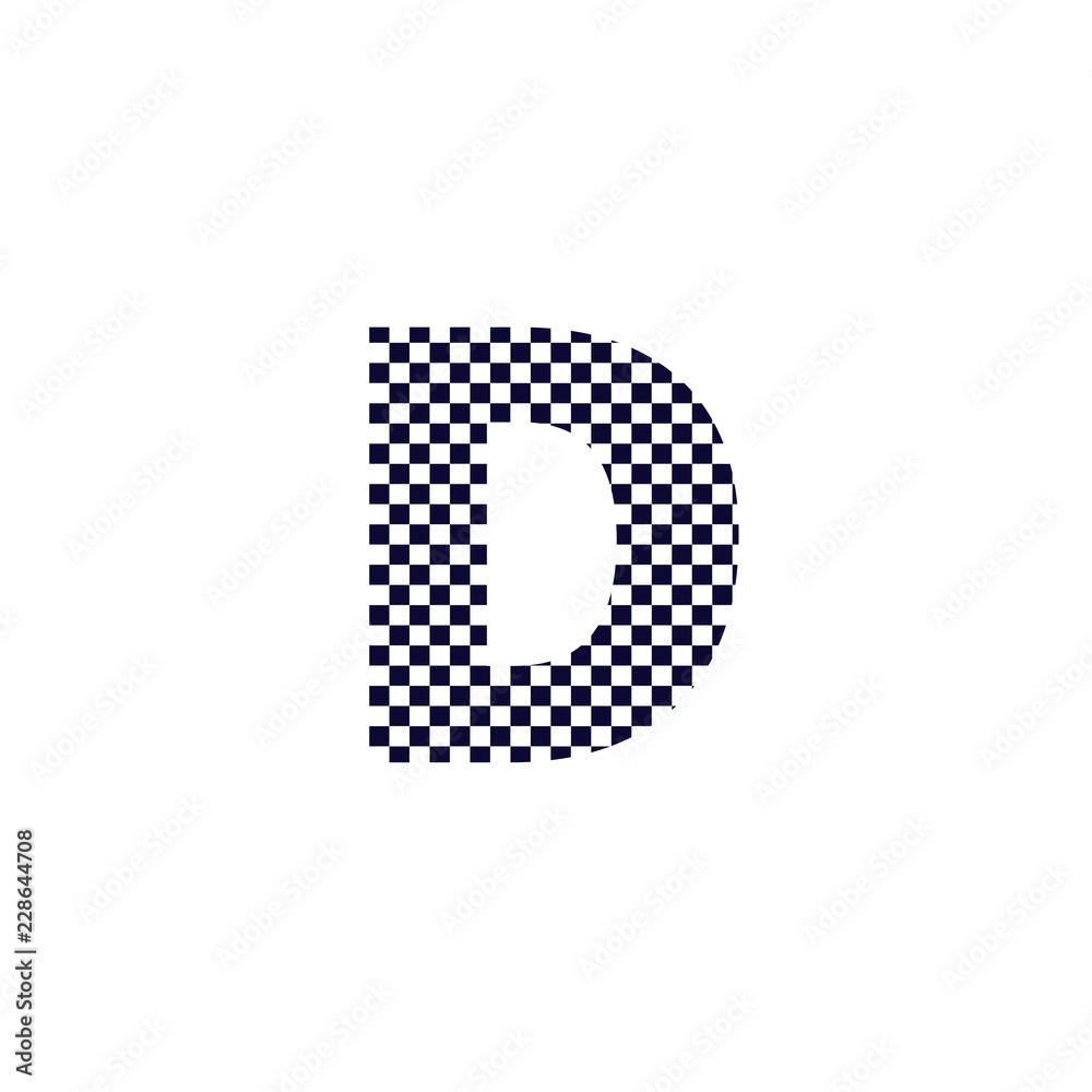 Letter D Pattern