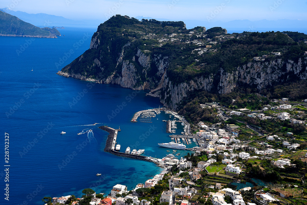 On Capri in Anacapri is the Villa San Michele, the dream home of writer ...
