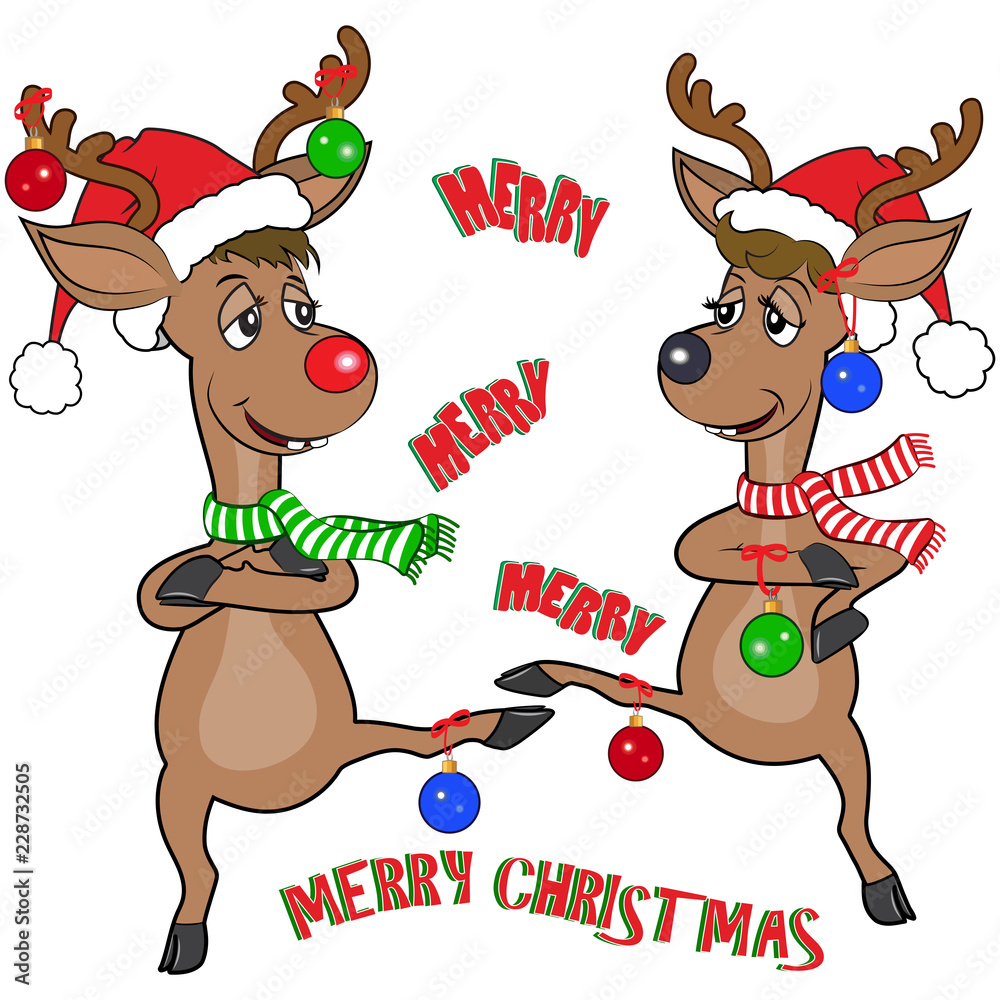 Animated Dancing Reindeer