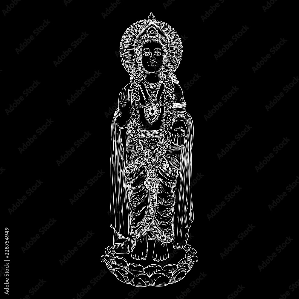Lord Murugan classic statue drawing, God of war, son of Shiva and ...