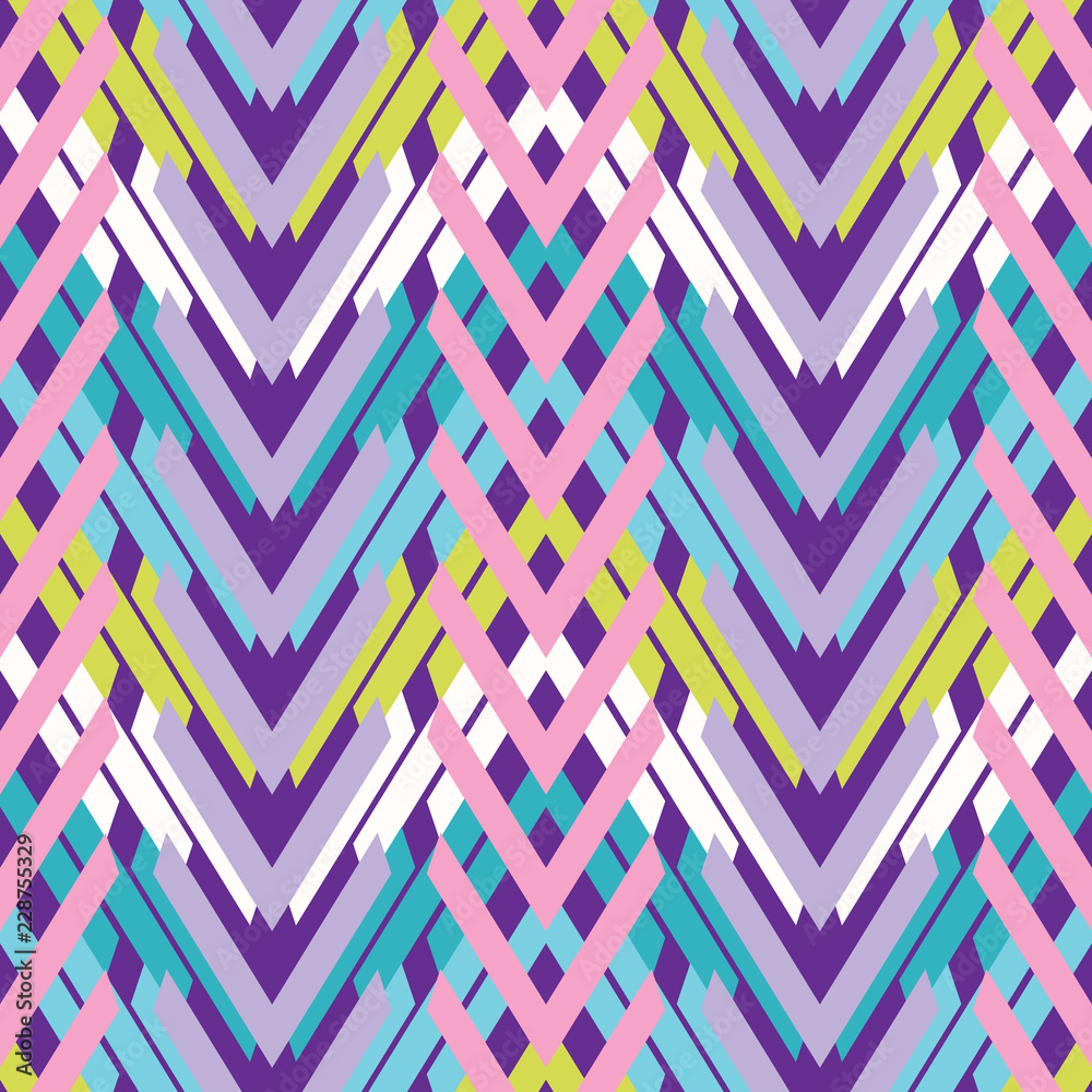 Bright Chevron Wallpaper