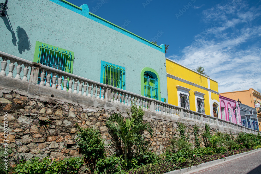 calles coloridas ciudad mazatlan mexico Stock Photo | Adobe Stock
