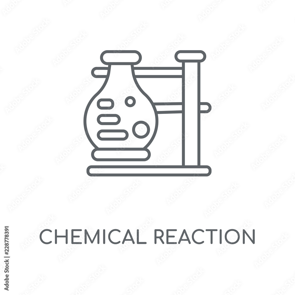 chemical reaction icon Stock Vector | Adobe Stock