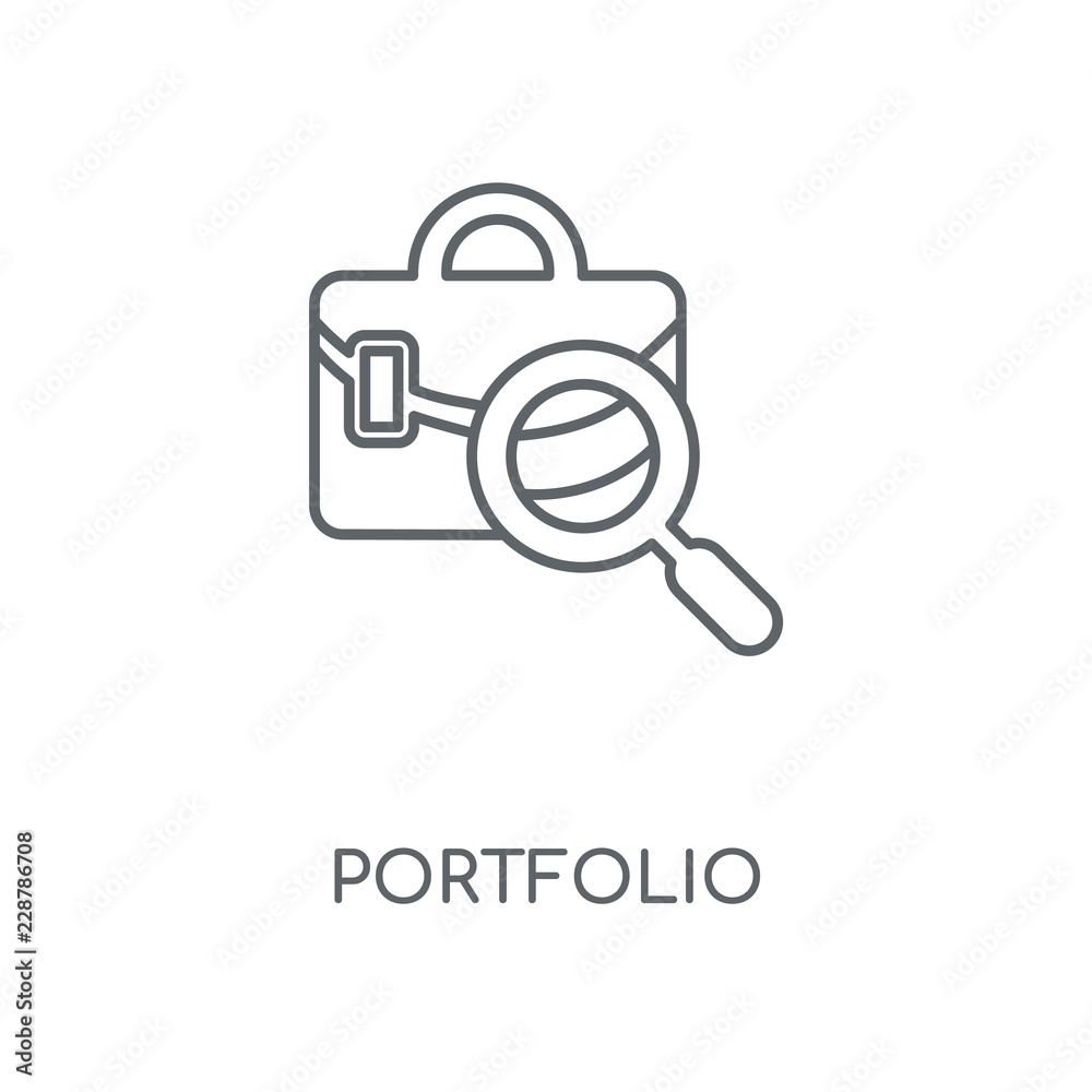 portfolio icon Stock Vector | Adobe Stock