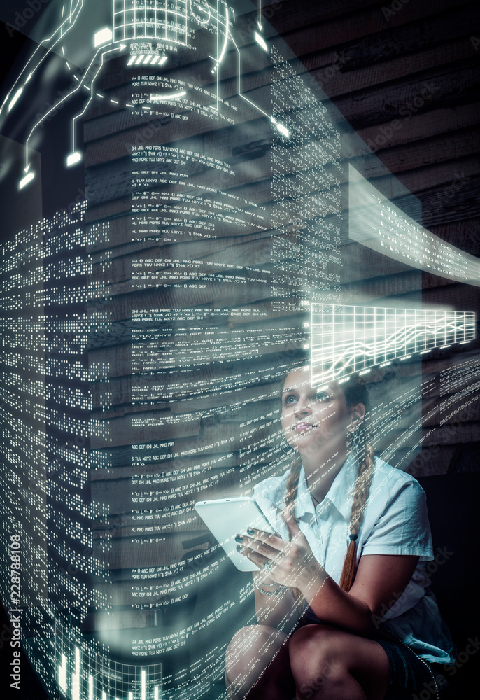 Hologram files project Stock Photo | Adobe Stock