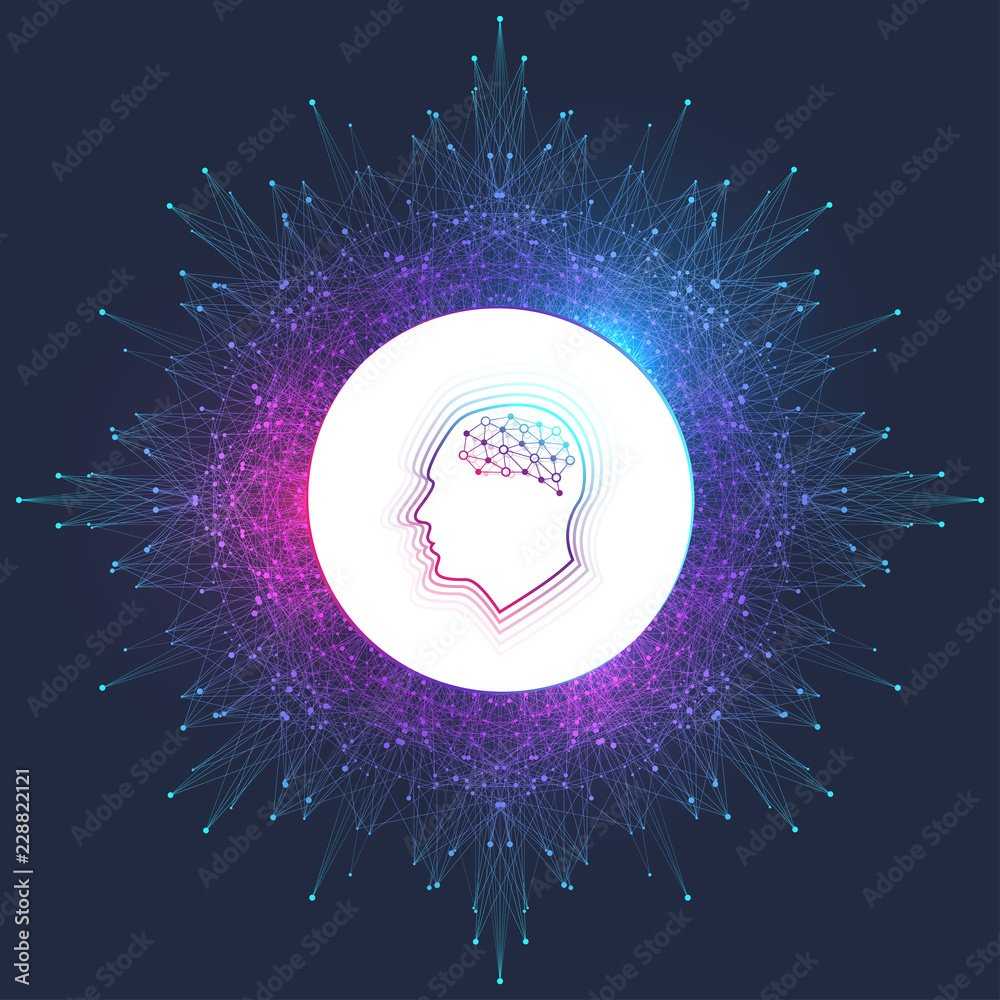 Artificial Intelligence Logo. Artificial Intelligence and Machine ...