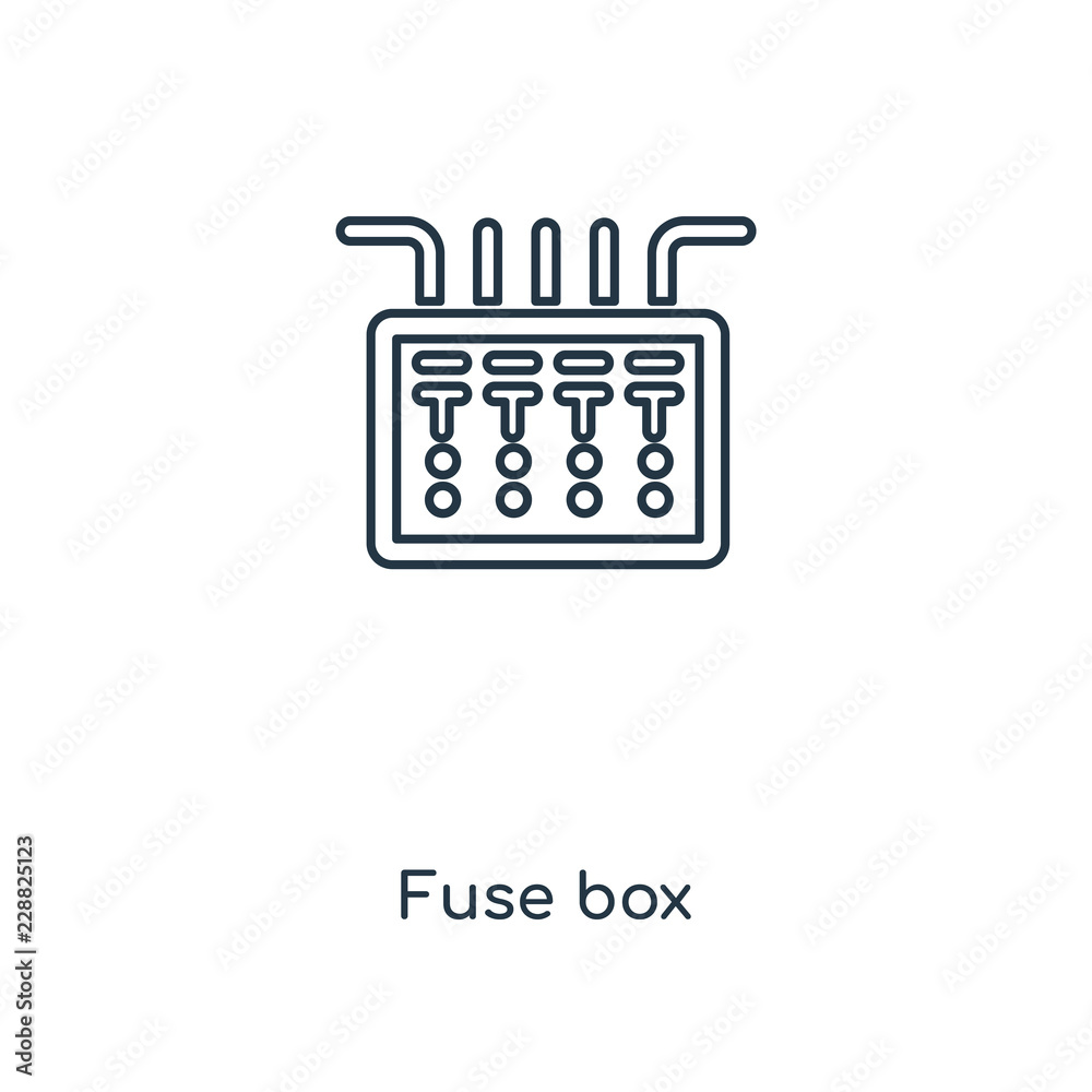 fuse box icon vector Stock Vector | Adobe Stock