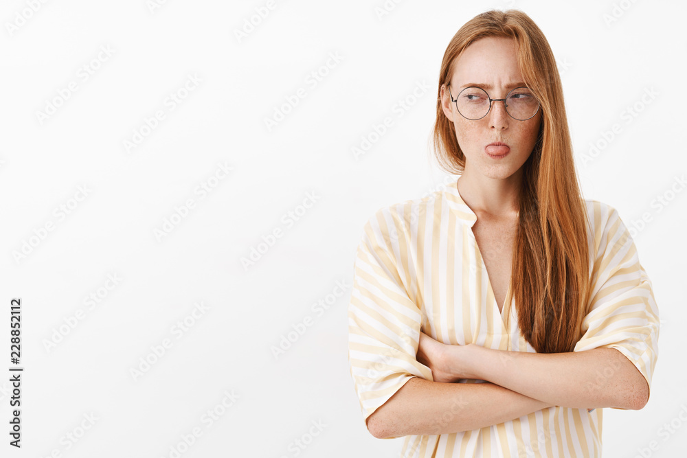 Woman gets mad and offended sulking on boyfriend making stupid remark ...