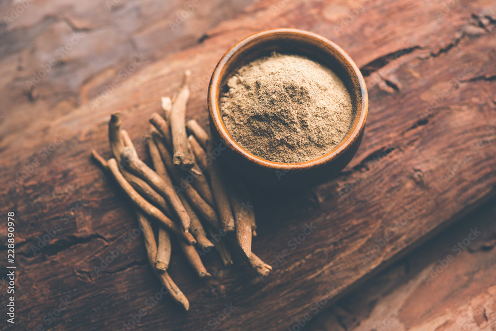 Ashwagandha / Aswaganda OR Indian Ginseng is an Ayurveda medicine in ...