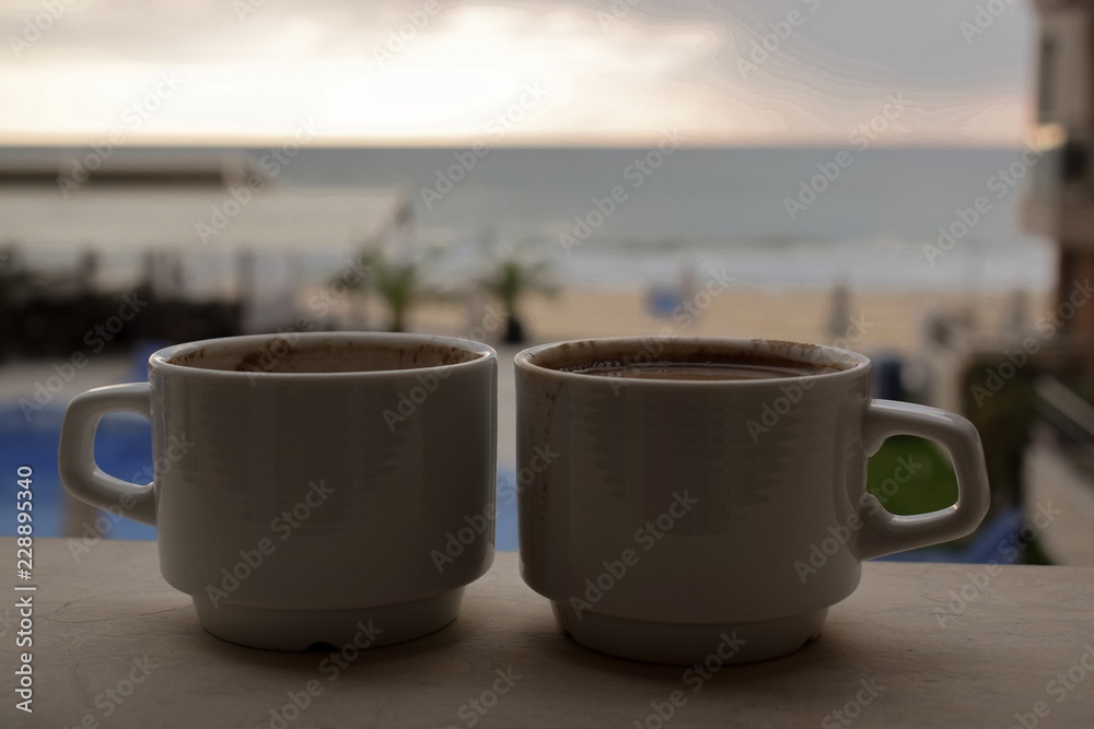 Kawa Nad Morzem Urlop Stock Photo Adobe Stock Kawa Nad Morzem Urlop Stock Photo Adobe Stock