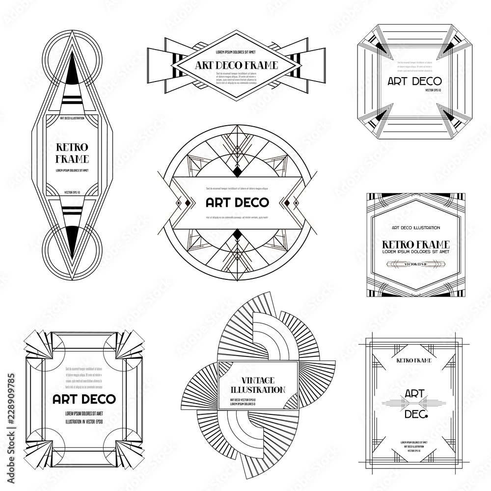 Gatsby Border Template