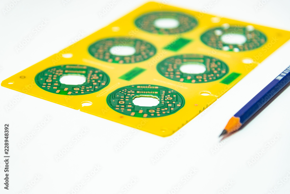 Electronic product design concept,printed circuit board(PCB) include ...
