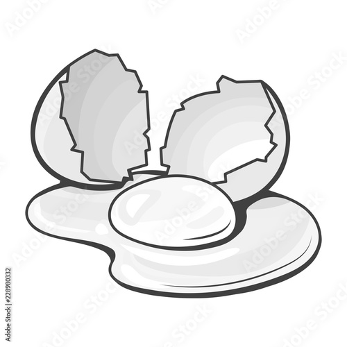 Yolk Clipart Black And White
