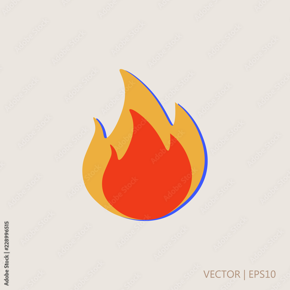 Simple Flames Vector