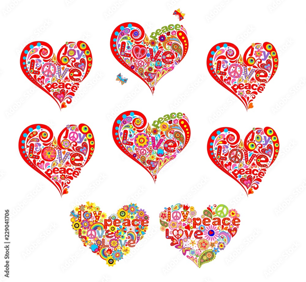 The Word Peace And Love