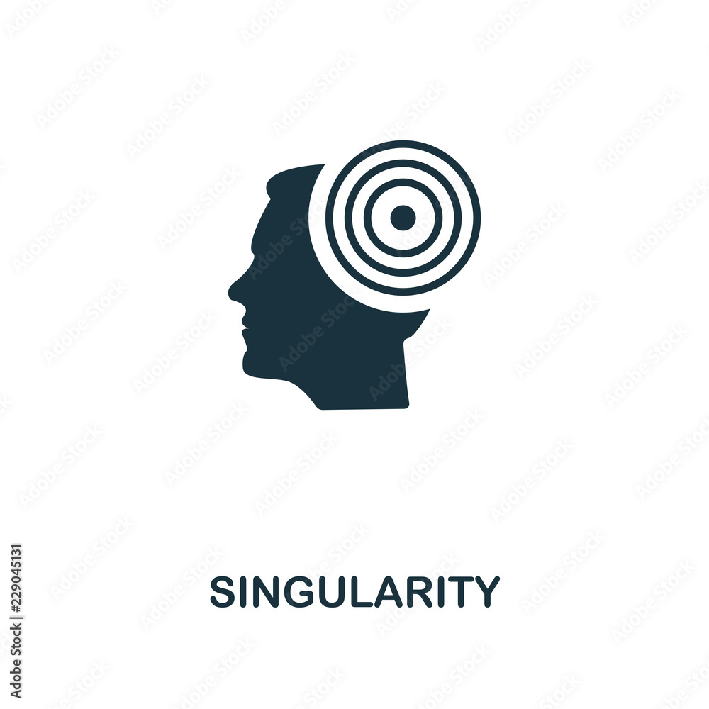 Singularity icon. Premium style design from artificial intelligence ...