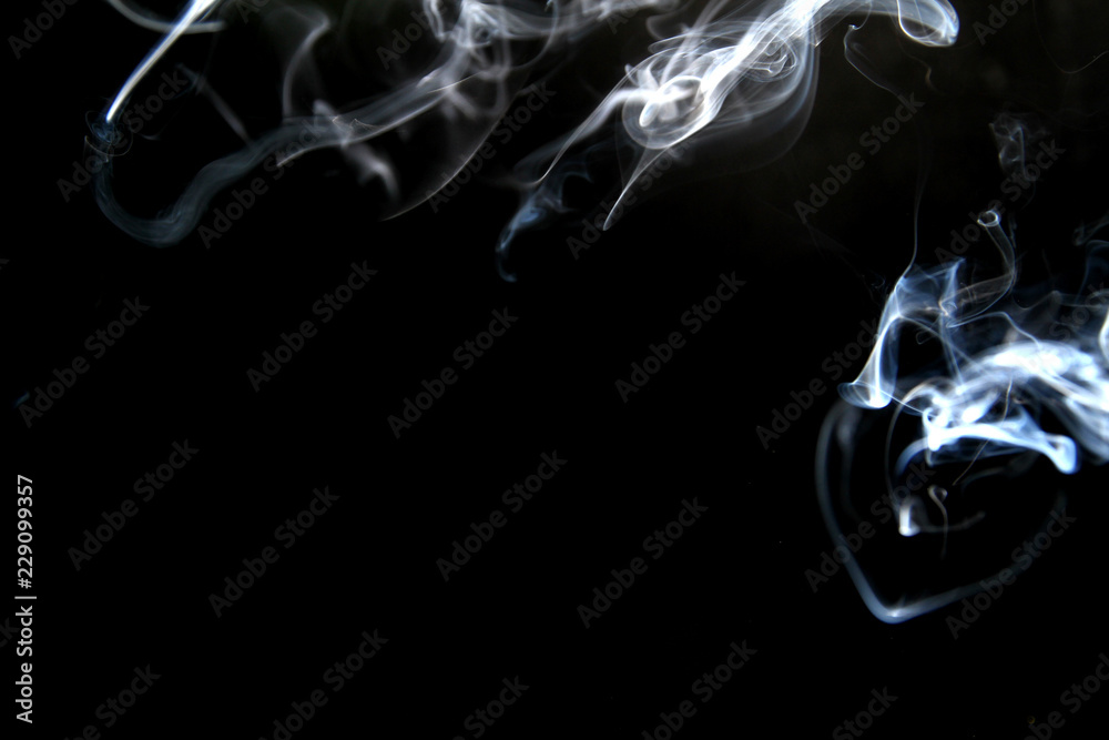 Smoke background / Smoke is a collection of airborne solid and liquid ...